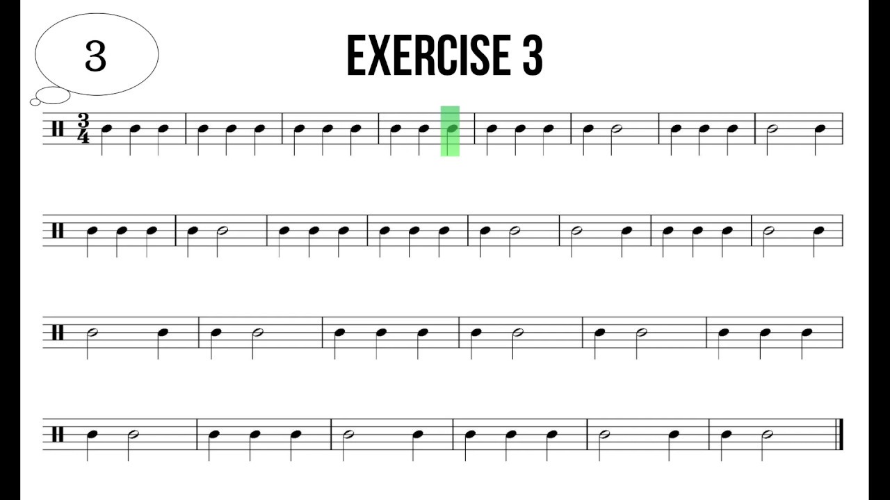 Sight Reading Exercise #3 - YouTube