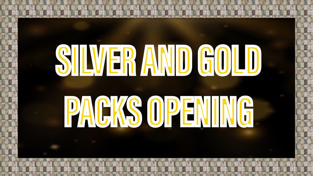 Silver And Gold National Packs Opening with Snowyettie - YouTube