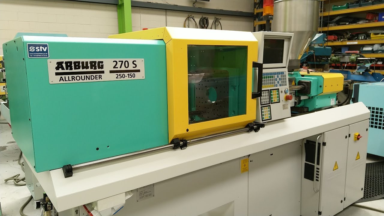 Arburg 270S refurbished by STV Machinery - YouTube