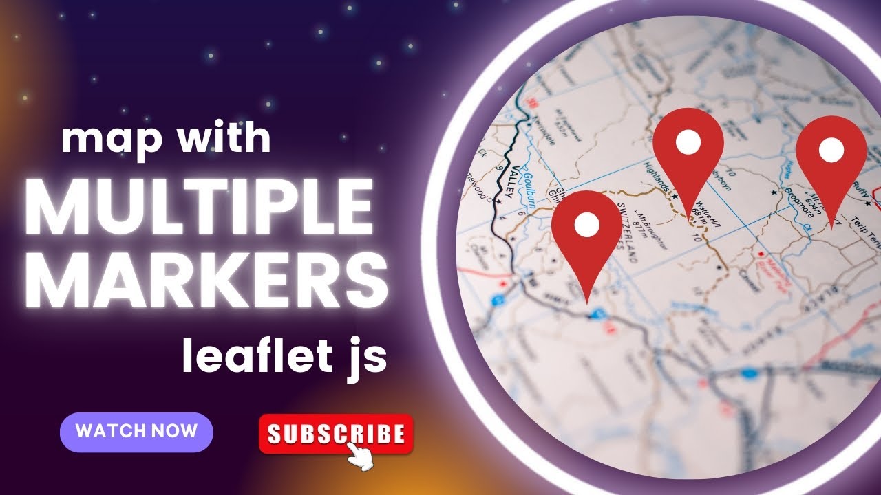 Interactive Map With Location Markers Using Html Css And Javascript 6456