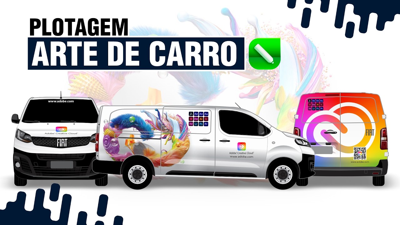 Aprenda a Criar uma Arte IMPACTANTE para Envelopamento de uma Van [Adesivo e Plotagem de Carro ...