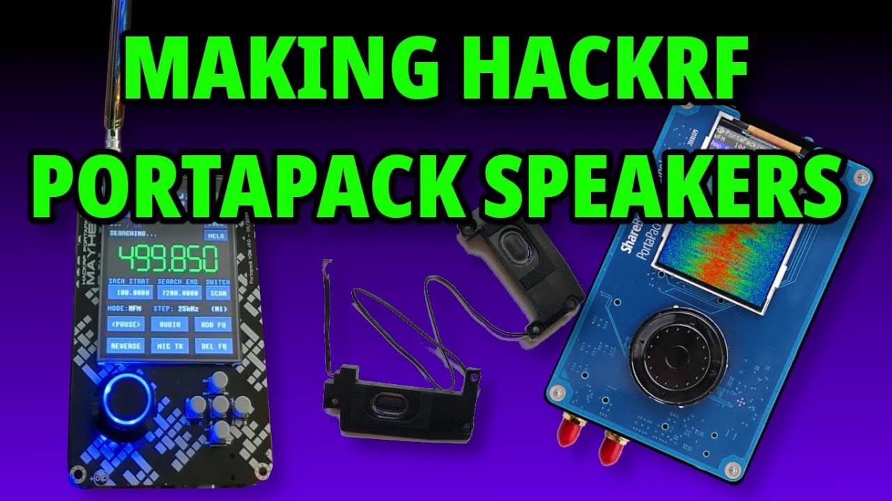 📡 HackRF Portapack H2: Installing Laptop 🔊 Speakers [VLOG] - YouTube