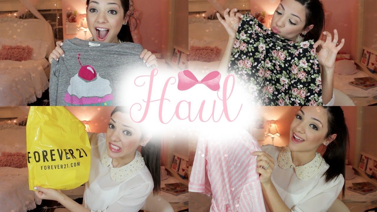 Gabi's Shopping Haul ♡ Forever21 Garage Ulta Target - YouTube