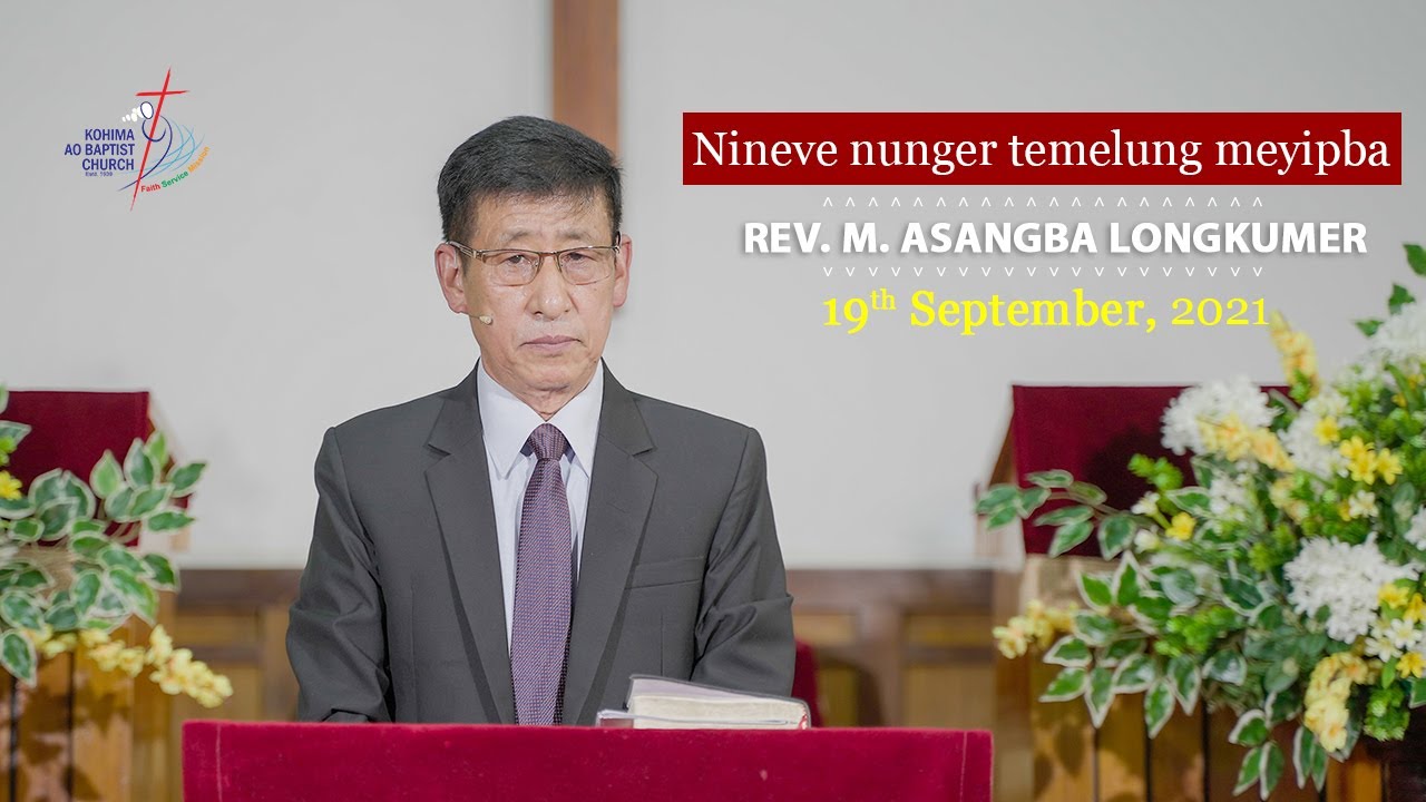 KABA 19 September 2021 | Devotional | Rev. M.Asangba Longkumer. - YouTube