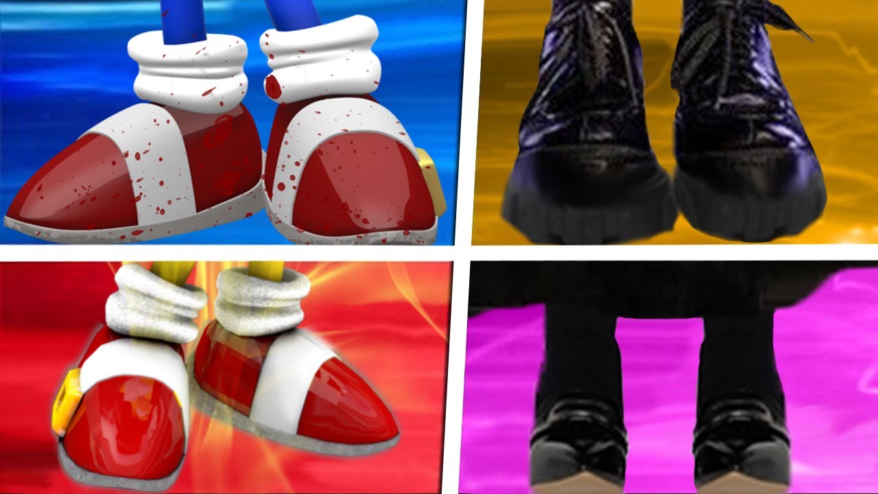 Sonic The Hedgehog Movie Choose Your Favourite Shoes Wednsday Dance Vs Super Sonic Sonic EXE ...