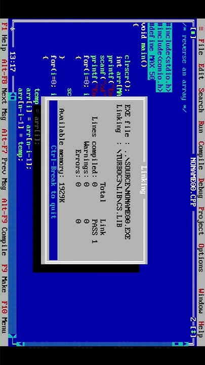 C Programs Array Reverse An Array Cprogrmming Youtubeshorts Youtube