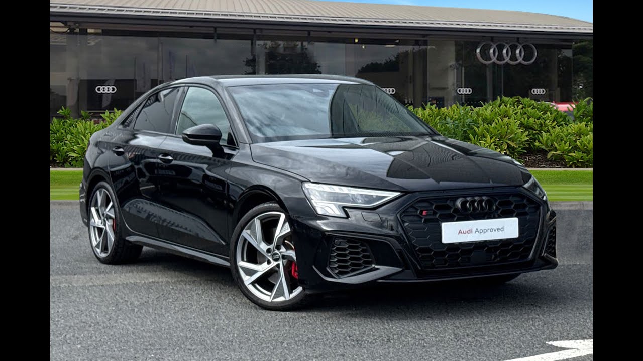 Approved Used Audi S3 Saloon Black Edition TFSI 310 PS S tronic ...