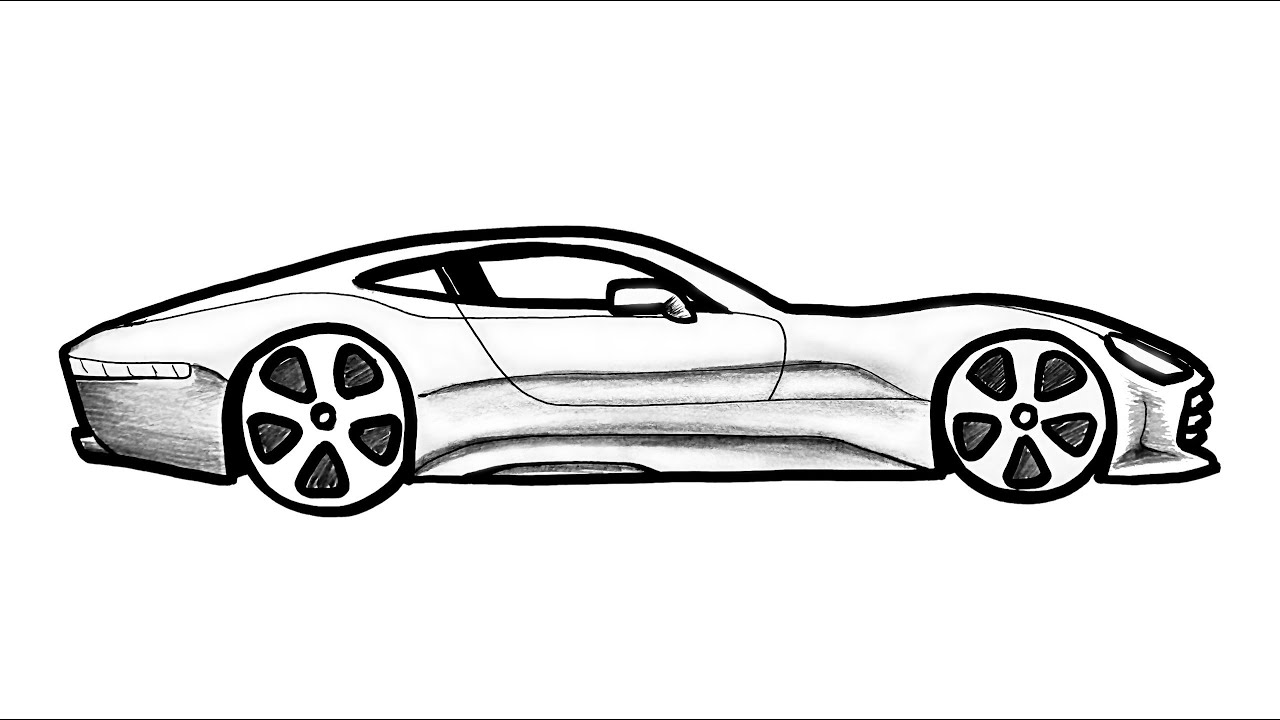 Learn How to Draw a Super Sports Car – Step-by-Step Guide for Beginners ...