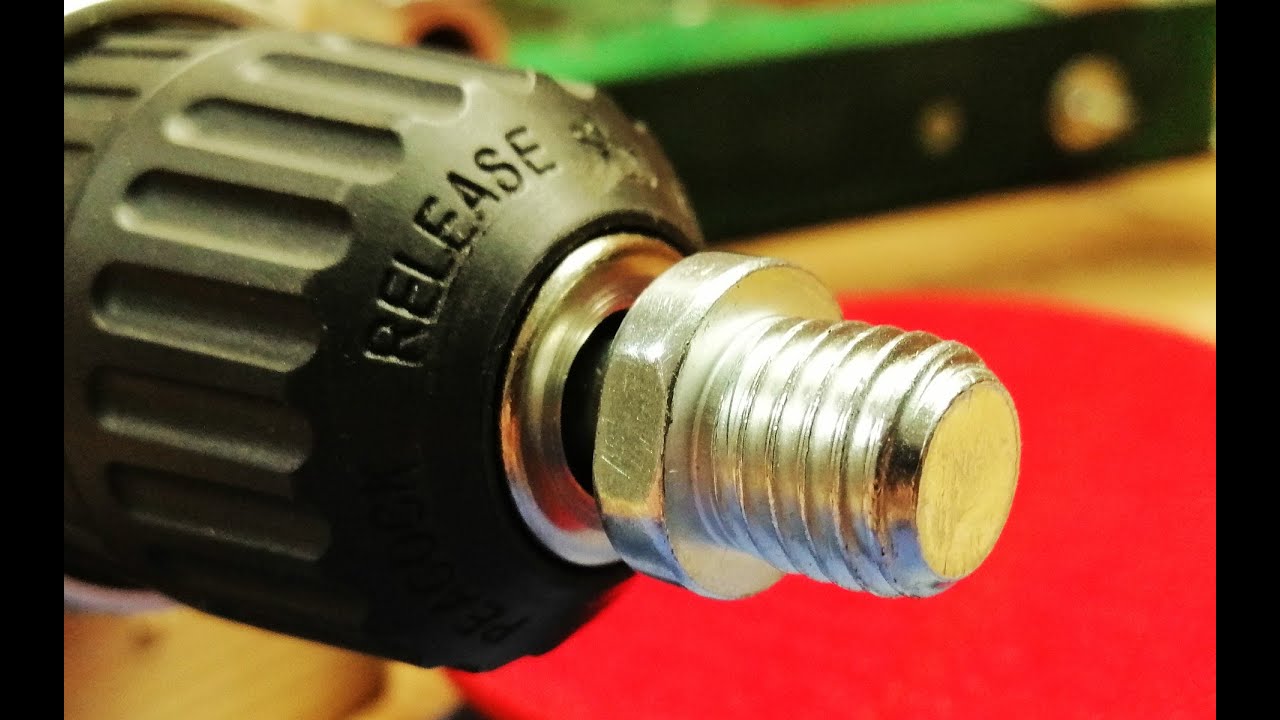 Drill Hack // Make A Bench Grinder Using Drill - YouTube