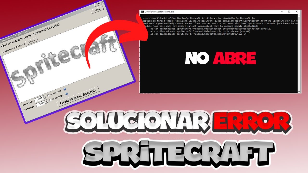 SOLUCIONAR ERROR DE SPRITECRAFT *NO ABRE* | TUTORIAL💎🚩 - YouTube