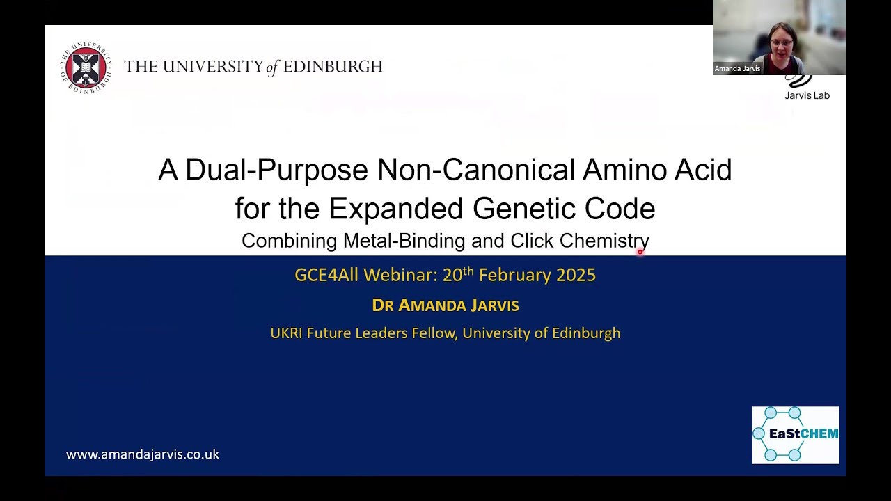 A Dual-Purpose ncAA for the Expanded Genetic Code: Combining Metal ...