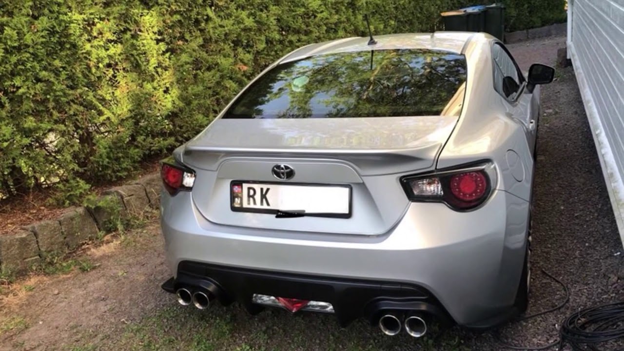 GT86 & BRZ tail light blackout mod - YouTube