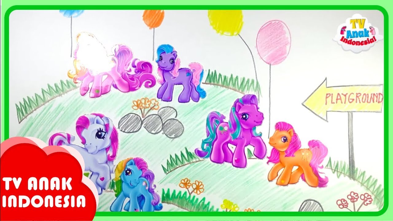 My Little Pony at The Playground | TV Anak Indonesia - YouTube