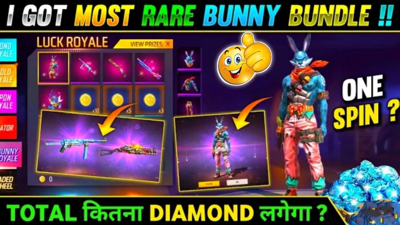 Bunny Warrior Bundle Return Free Fire | Most Rare Bunny Bundle & Bunny ...