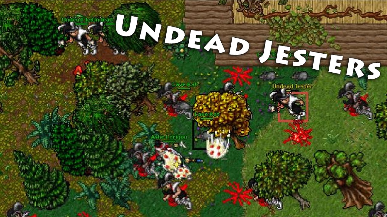 Tibia April Prank month - Undead Jesters in Ab'dendriel - Olympa ...