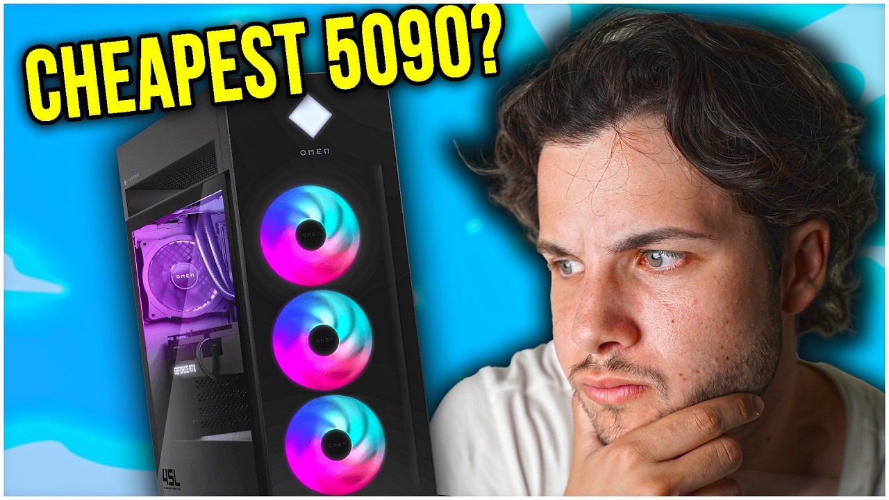 HP Omen 45l Review | The Cheapest RTX 5090 Prebuilt Gaming PC! - YouTube