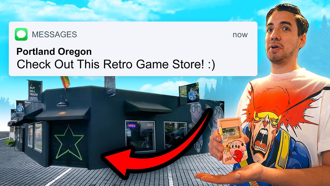 We Couldn't Resist this Retro Gaming Store in Portland! - YouTube
