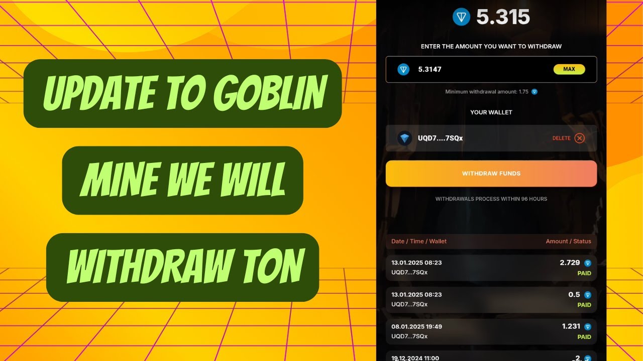 UPDATE TO GOBLIN MINE TON EARNINGS - YouTube