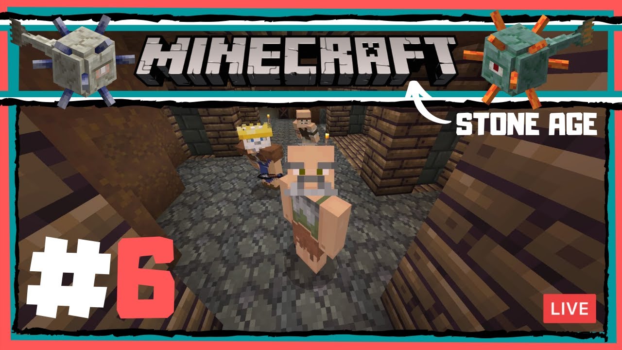 Day 6: Guardian Ritual! - Enchanting/Brewing Area (STONE AGE ...