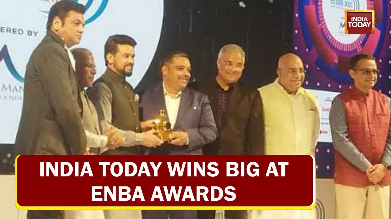 India Today Group Wins Big At ENBA Awards | India Today Shines | ENBA ...