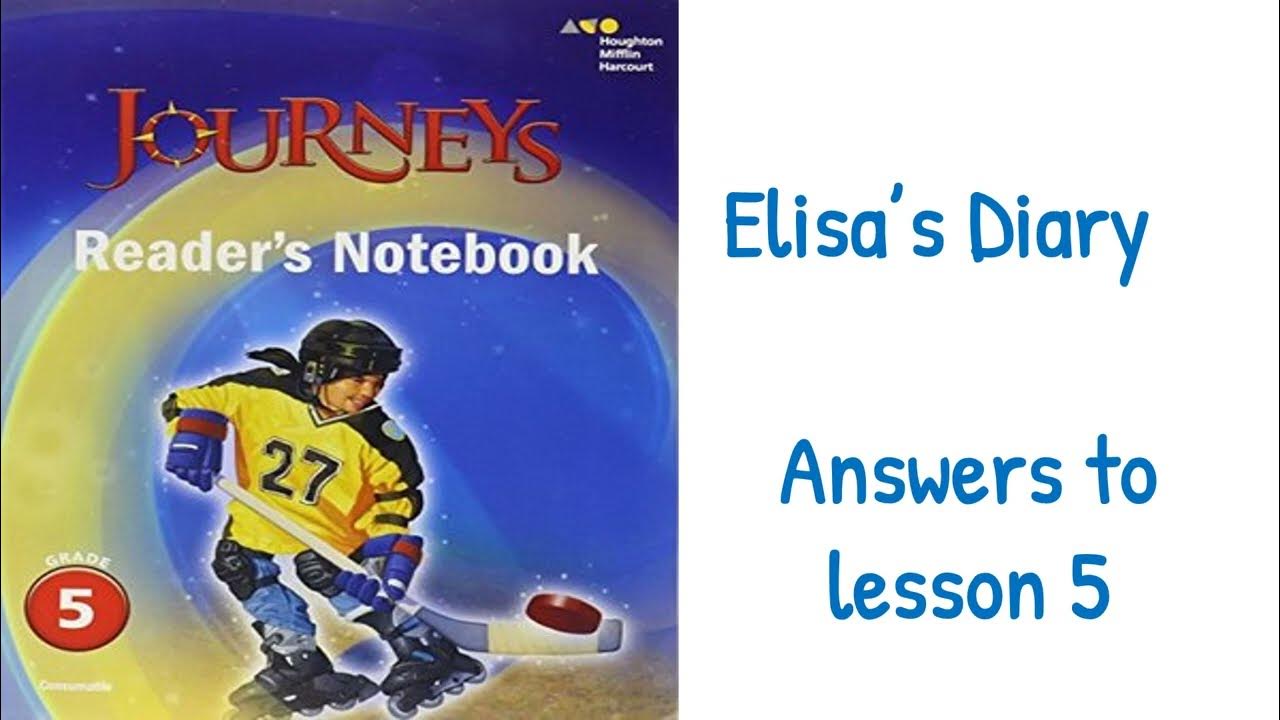 Journeys Grade 5 -Lesson 5 (Elisa's Diary Answers to Questions) - YouTube