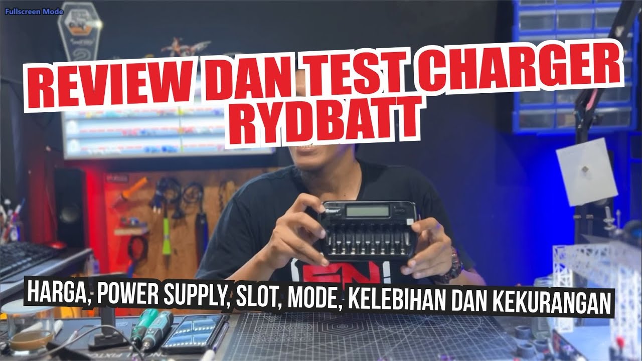 Review Dan Test Charger Rydbatt - YouTube