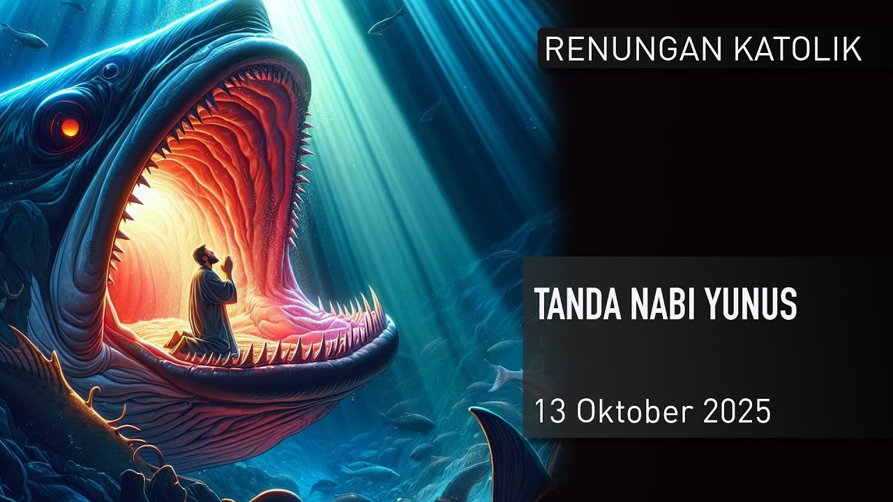 Renungan Katolik 13 Oktober 2025 Tanda Nabi Yunus - YouTube