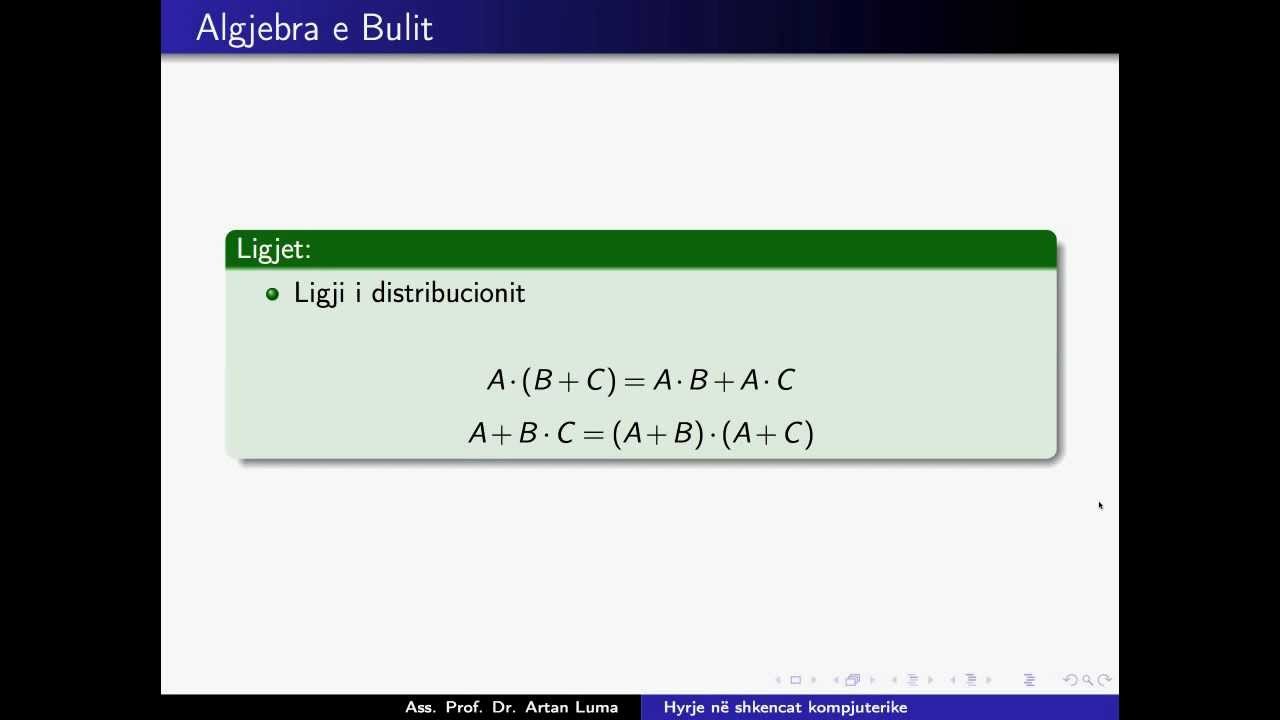 Algjebra e Bulit (a.luma) - YouTube