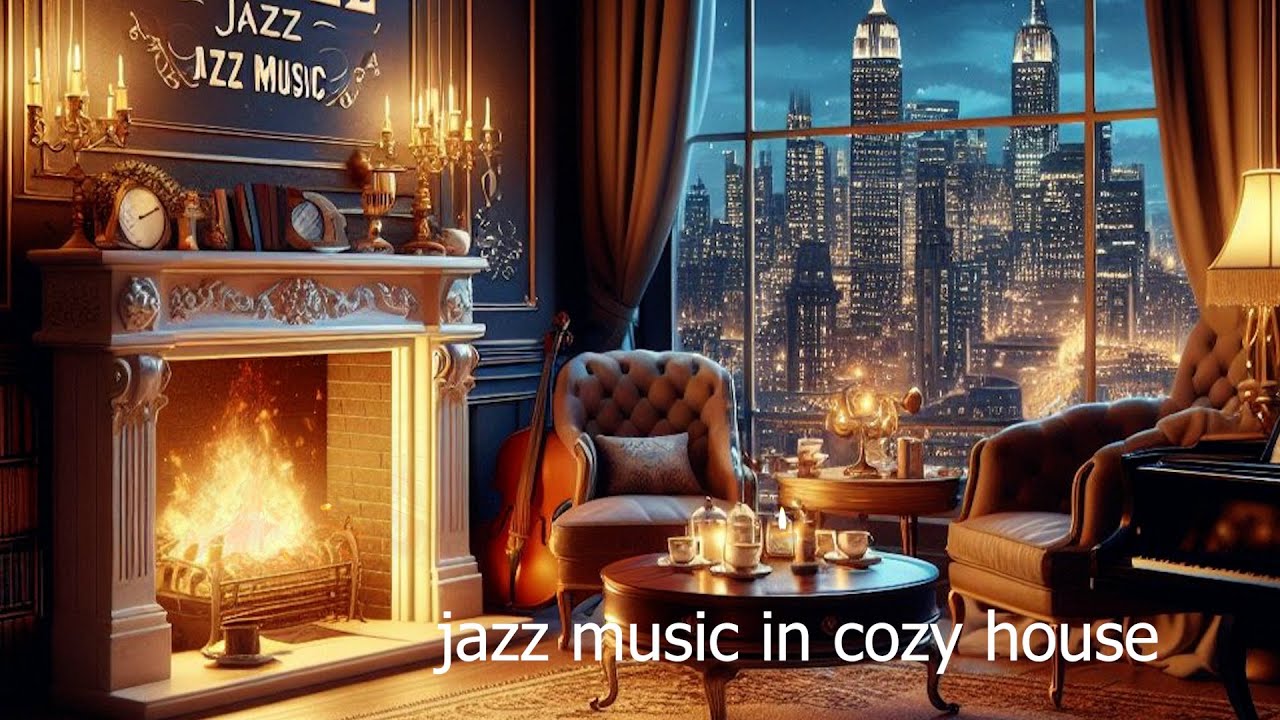 jazz music in the cozy house - YouTube