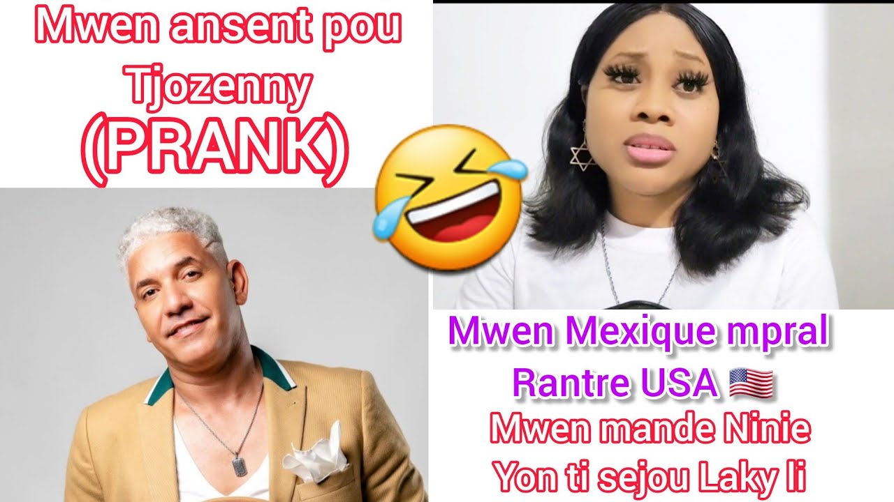 PRANK NINIE/mwen ansent pou TJo,Anmweyyyyy siw pa gen dan pouw ri pa ...