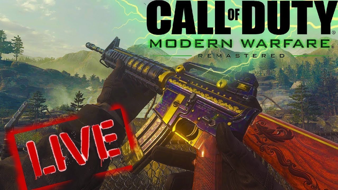 Live Call of Duty Modern Warfare Remastered! COD MWR Multiplayer ...