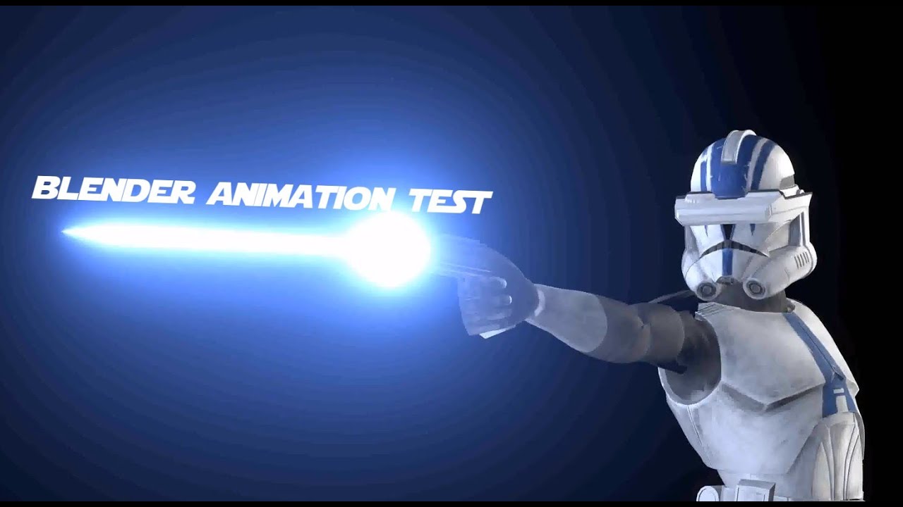 Clone Commander Razor - Blaster Fire Test - YouTube