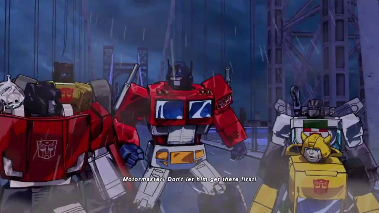 TRANSFORMERS: Devastation Grimlock vs Motormaster Race - YouTube