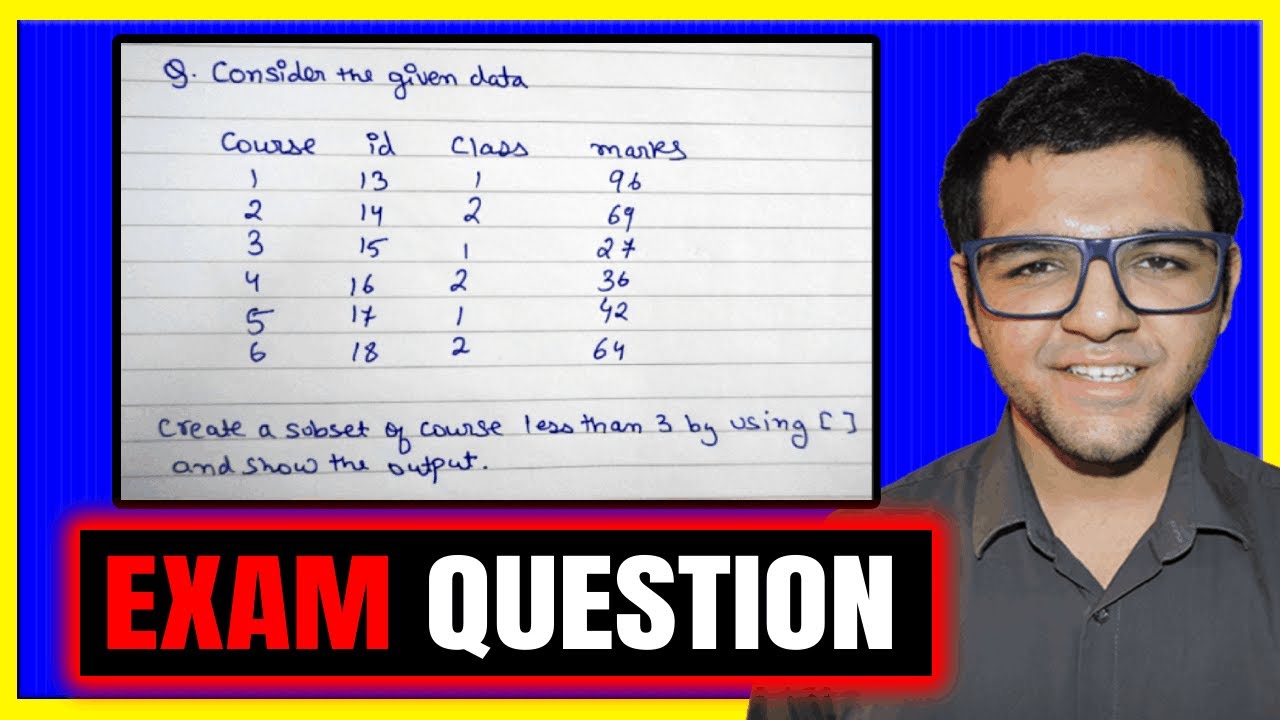 How To Create A Subset Without Subset Function Subset Or With Square Bracket Youtube 6890