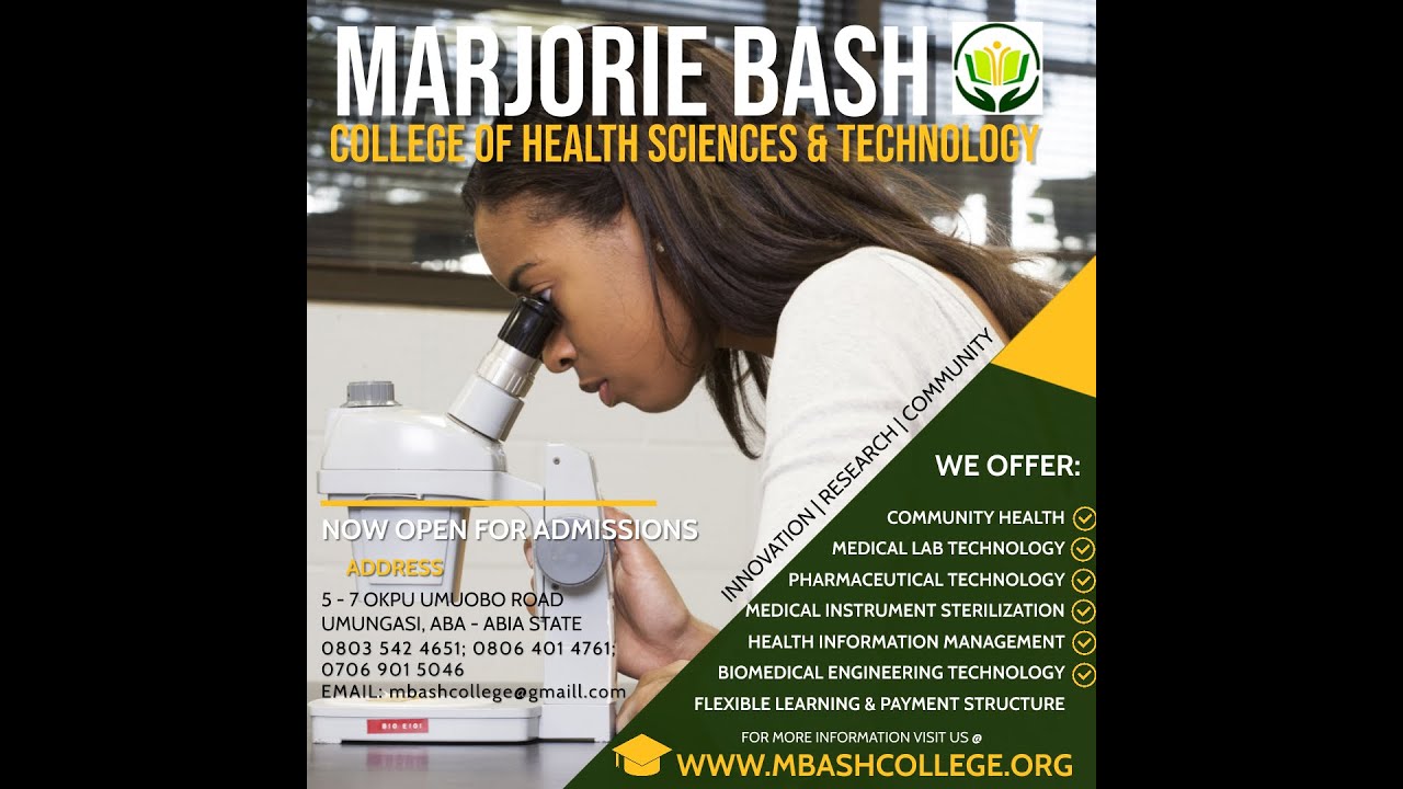 Exploring Careers in Healthcare at Marjorie Bash College - Nigeria ...