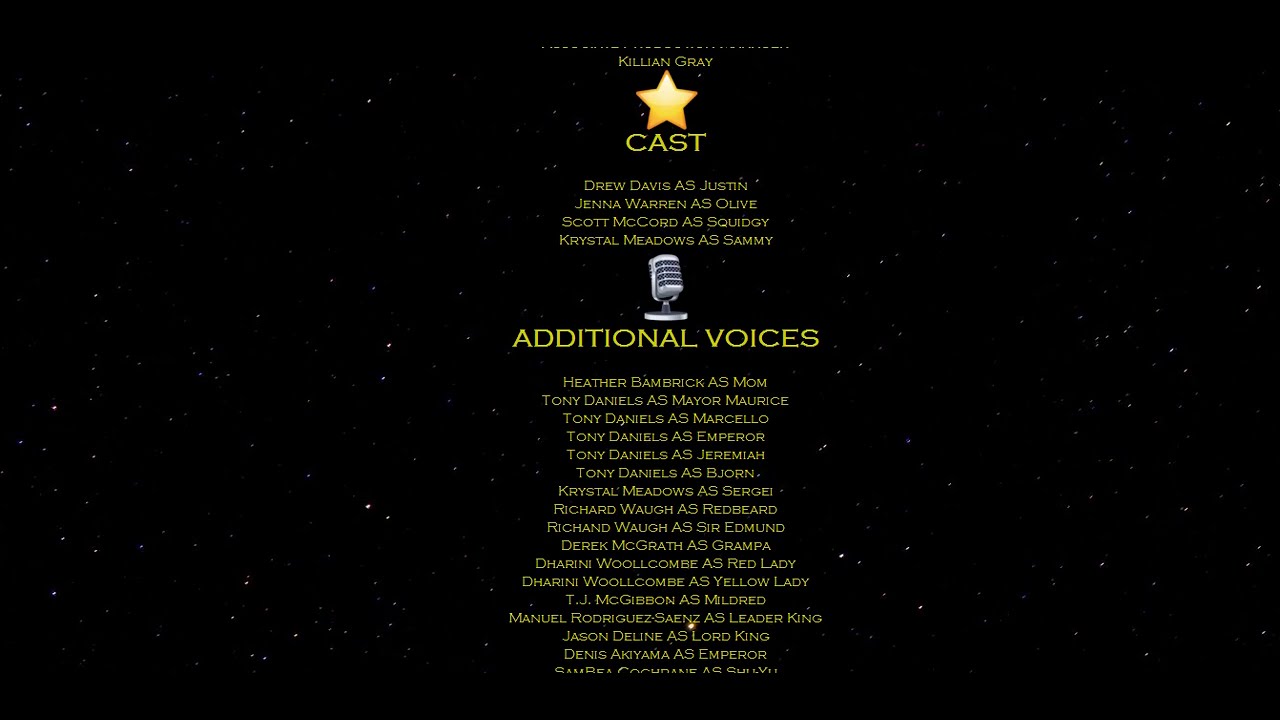 DreamWorks & GURU Studios Justin Time The First Movie 2000 End Credits ...