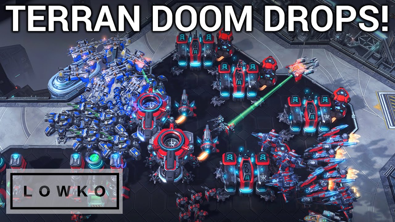 StarCraft 2: TERRAN DOOM DROPS! (INnoVation vs Cure) - YouTube