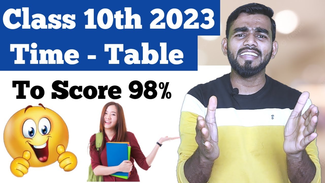 Time table for Class 10 2023 || Time Table for Class 10 || class 10 ...