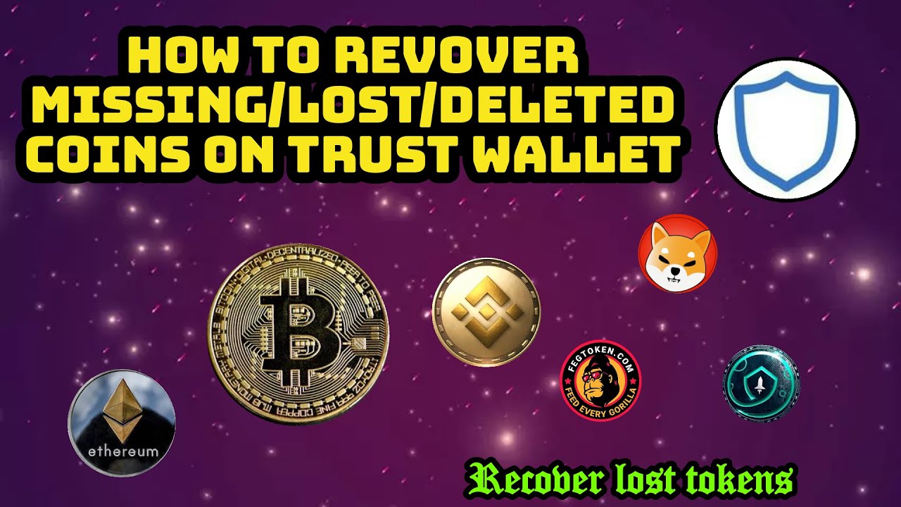 HOW TO RECOVER MISSING/REMOVED TOKENS ON YOUR WALLET(Trust wallet ...