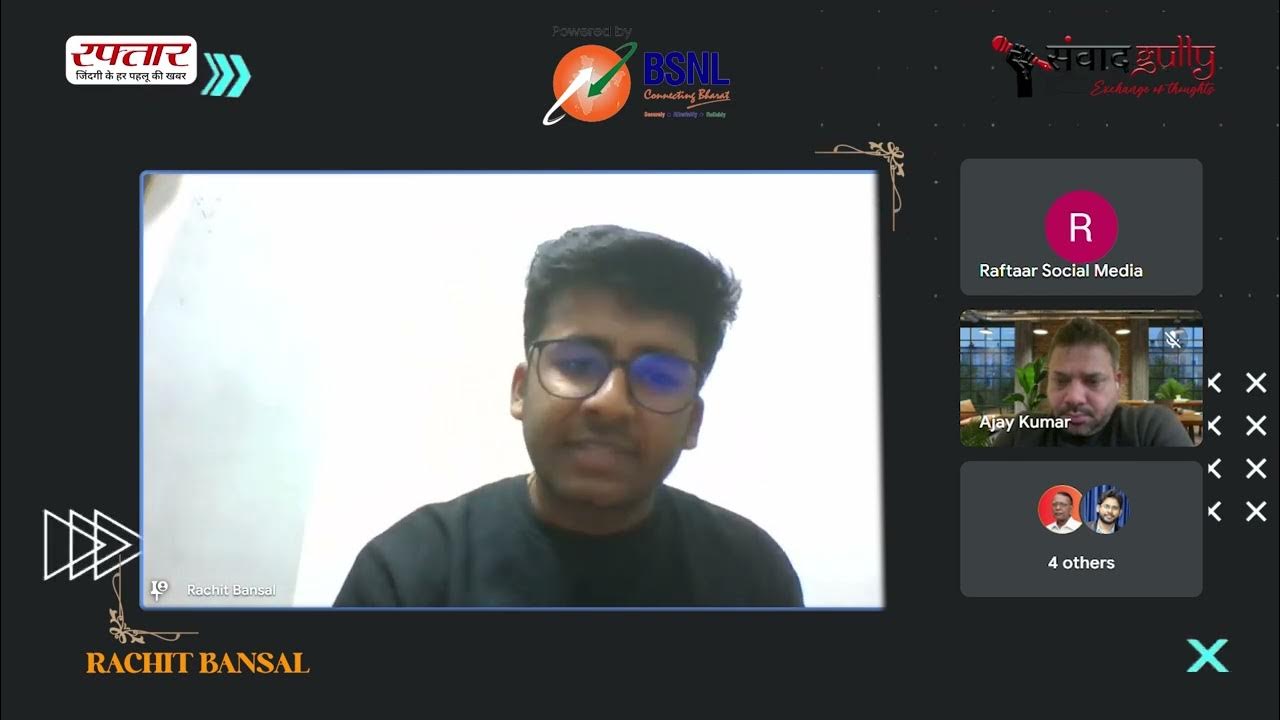 🌟Rachit Bansal - Heartiest congratulations to the winners of the Raftaar Samvad Gully! 🌟 - YouTube