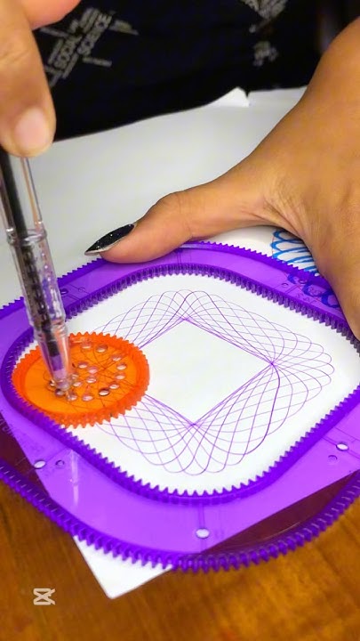 Creating Spirograph Art in Seconds! Satisfying to Watch!🎨🌈#ArtTime #Spirograph #shorts - YouTube