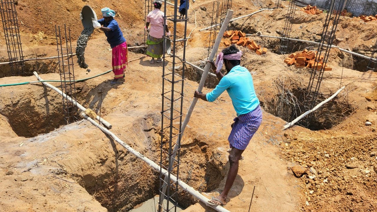 Construction Techniques of Column Reinforced Concrete with Cement ...