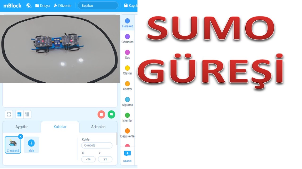 Bölüm33- Mblock5 ile Mbot- Sumo Güreşi - YouTube