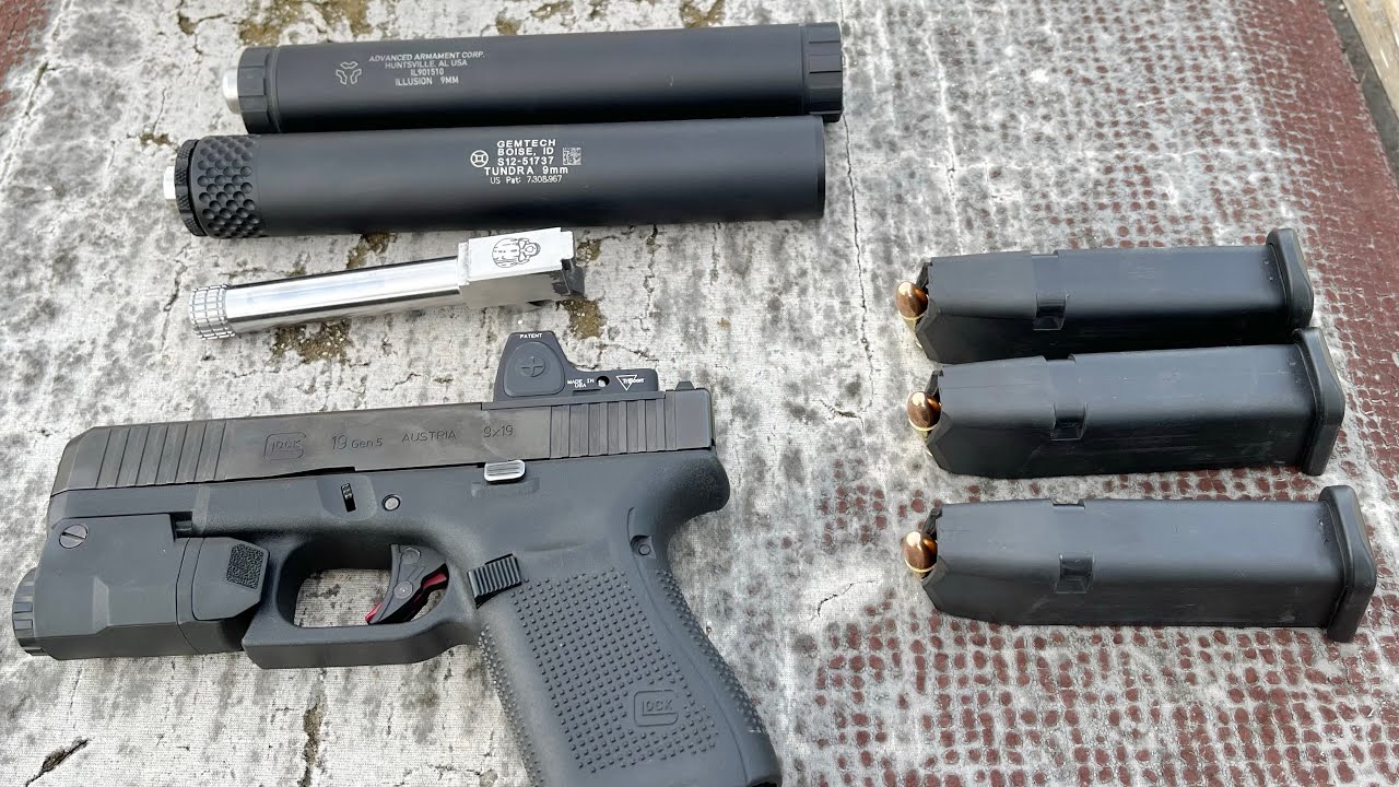 Range Day: Glock 19 w/RMRcc Suppressed??? - YouTube