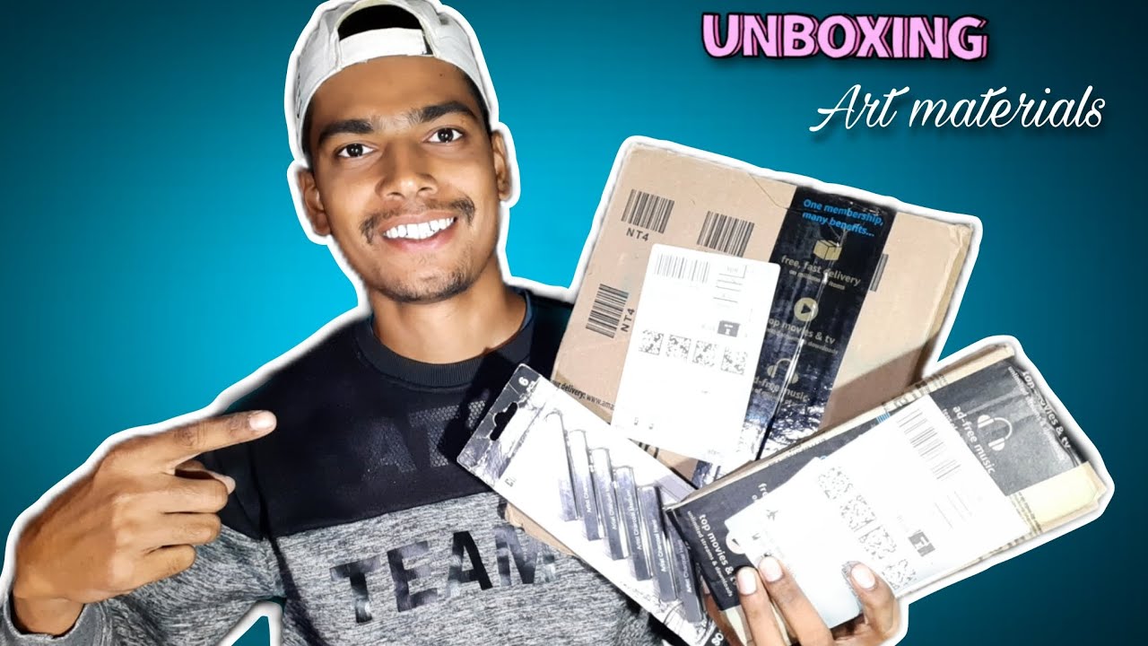 Unboxing Drawing materials 😍 - YouTube