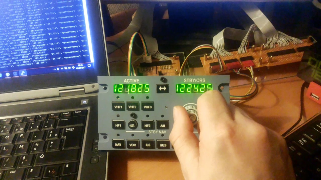 Radio Panel Airbus. FG Interface Powered - YouTube