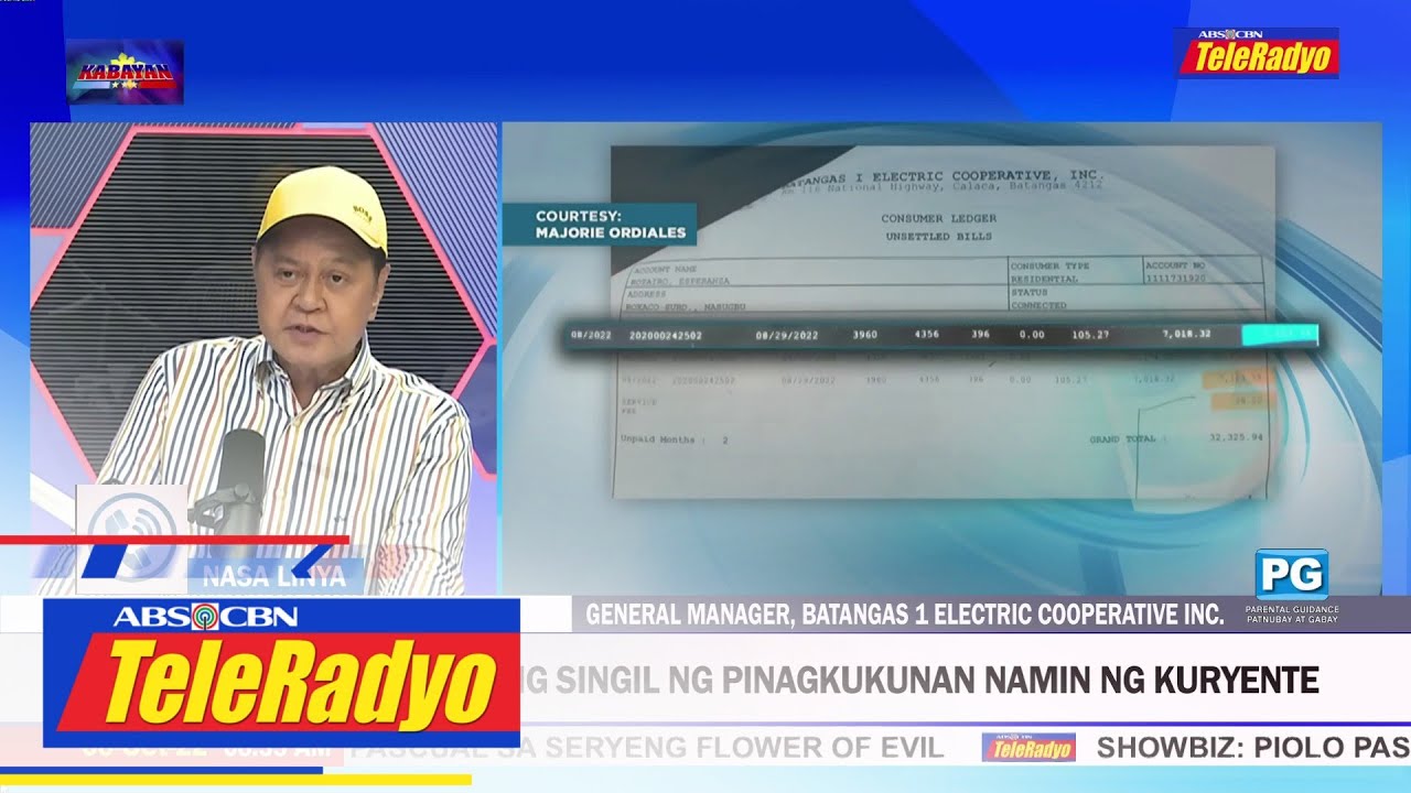 BATELEC-1 GM: Tumaas ang singil ng pinagkukunan namin ng kuryente ...