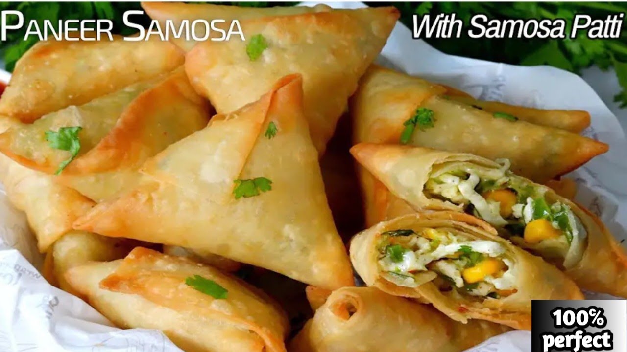 Cheese Paneer Samosa| Starters Recipe| चीज- पनीर समोसे रेसिपी | समोसा ...