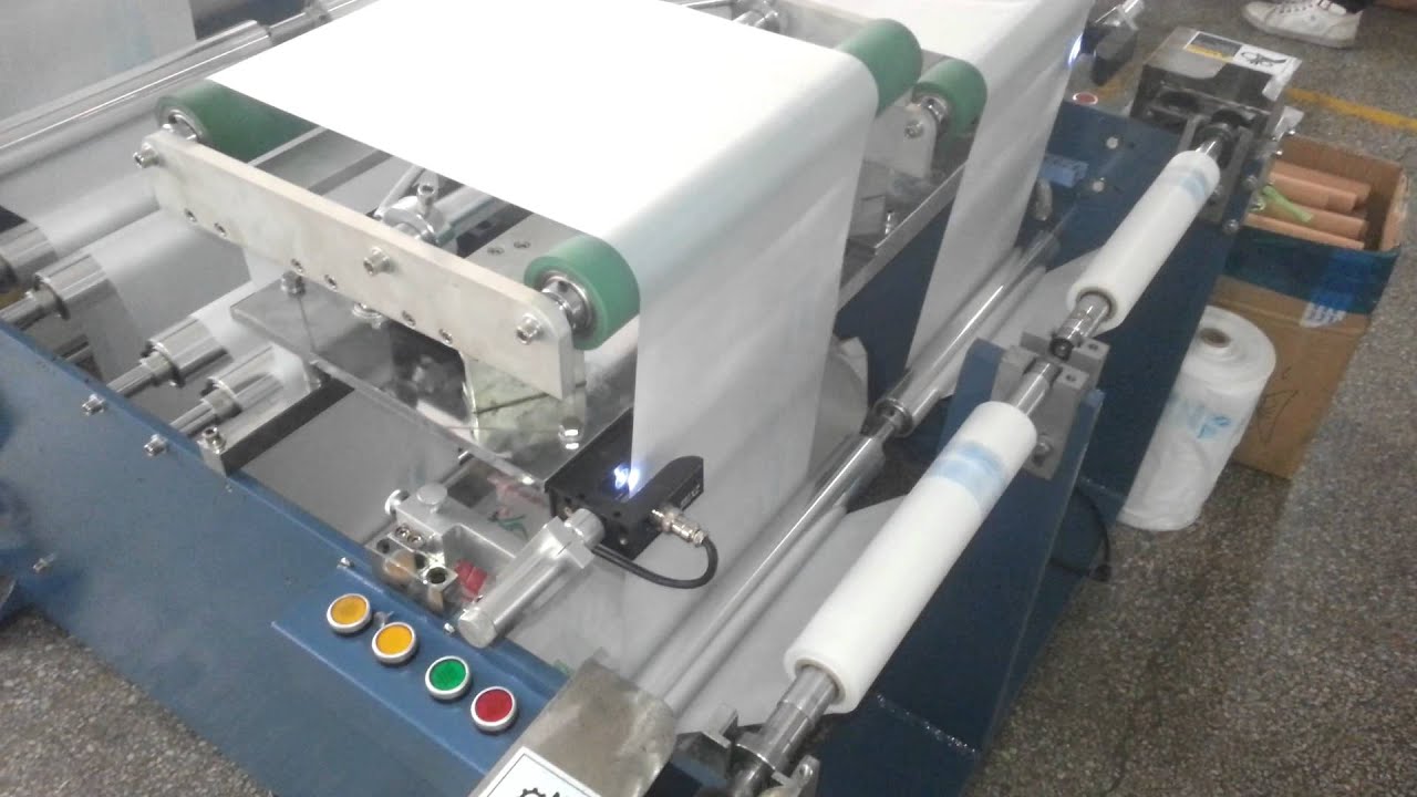 HSLJ-450x2 Semi-Automatic Rolling bag machine bag on roll machine ...