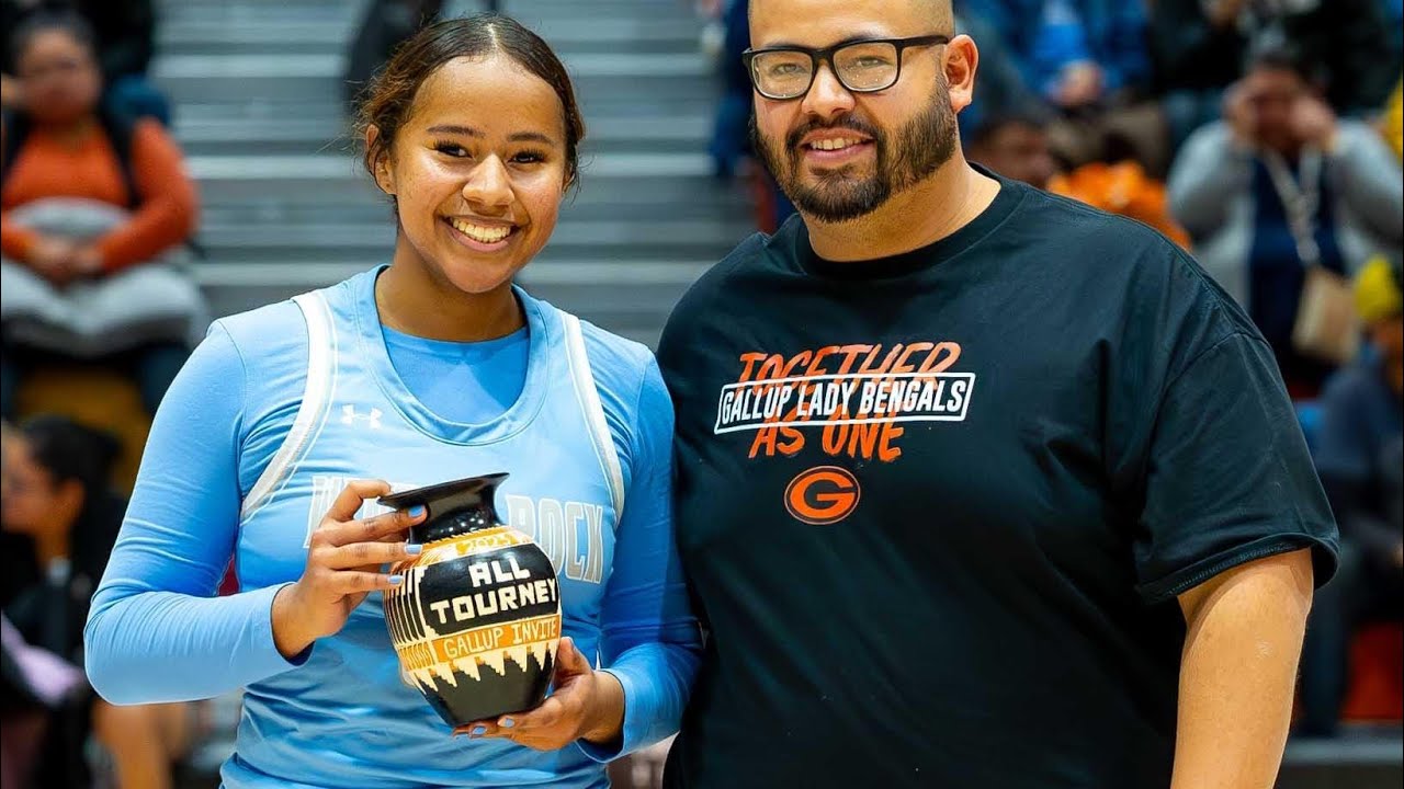 Jada Brown #32 Window Rock Lady Scouts Highlights from Gallup ...